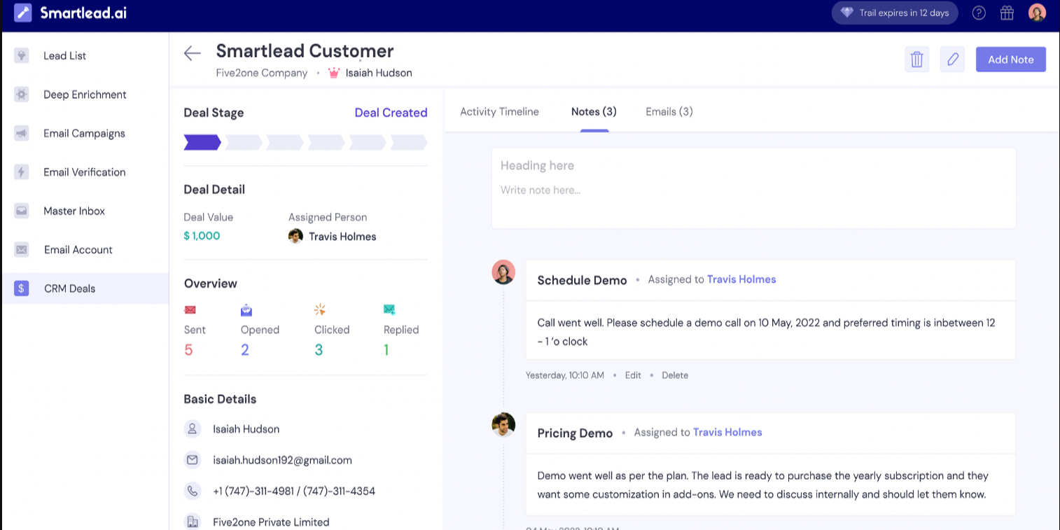 Smartlead Review 2024: Features, Alternatives & Pricings